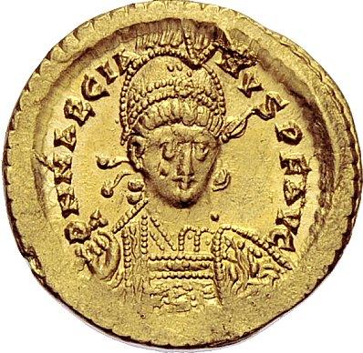 Roman Emp. Marcian. Solidus 450 or 450-457, AV 4.49g.