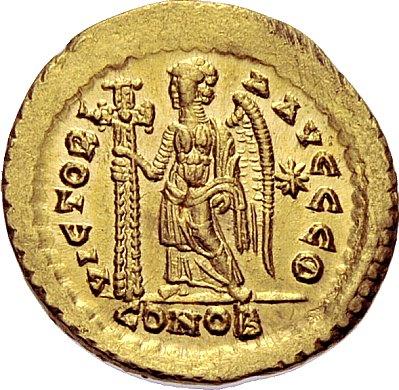 Roman Emp. Marcian. Solidus 450 or 450-457, AV 4.49g.