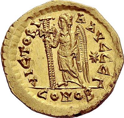 Roman Emp. Marcian. Solidus ca. 462 or 466, AV 4.50g.