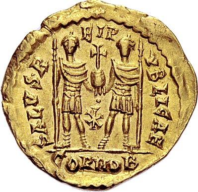 Roman Emp. Anthemius. Solidus, “Court style” 468, AV 4.34g.