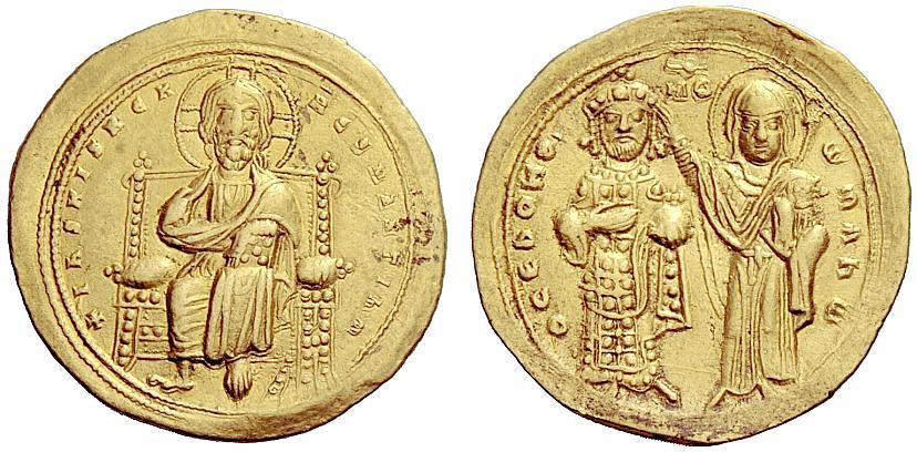 Byzantine Emp. Romanus III Argyrus. Histamenon nomisma 1028-1034, AV 4.34g.