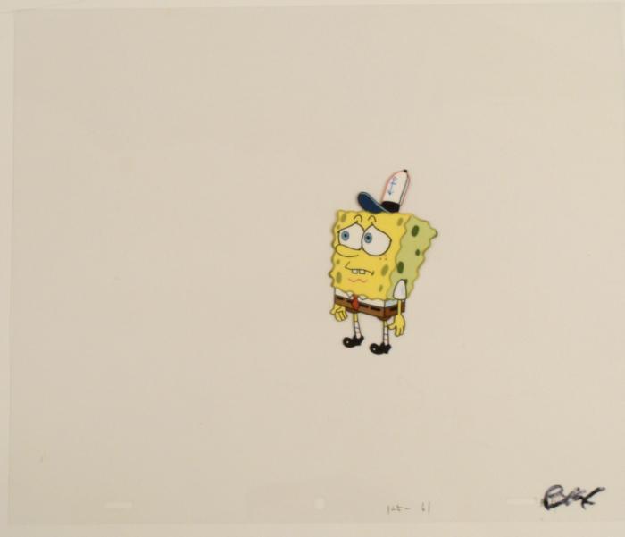 Droopy Eyes Production Art SpongeBob Original Cel Cool