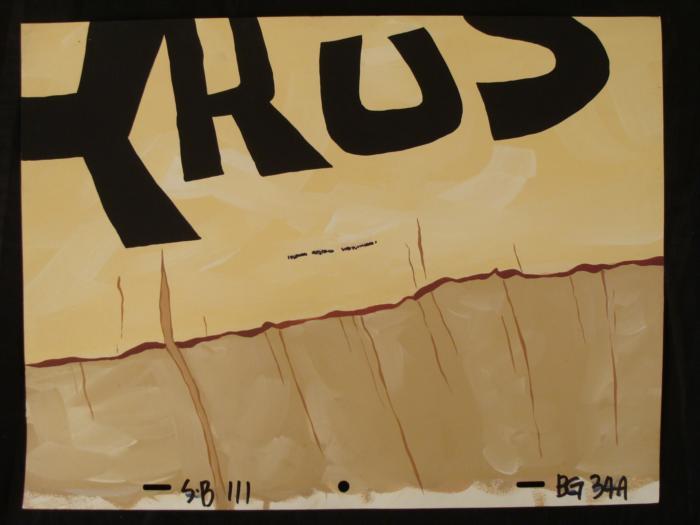 Original Background Spongebob Krusty Krab Animation Art