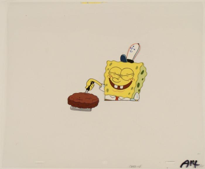 Flipping Patties Production SpongeBob Original Art Cel