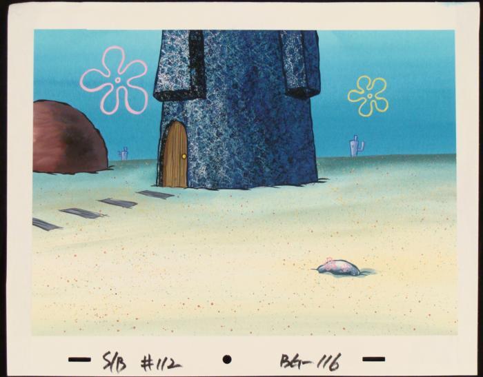 Side View House Original Background Animation SpongeBob