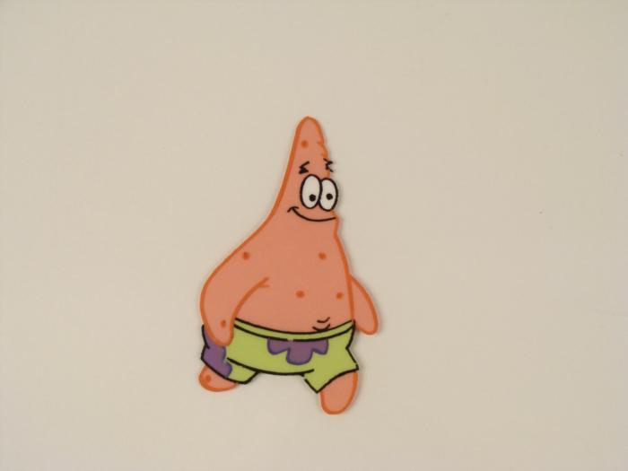 Patrick Original Spongebob Art Cel Production Skip Fun