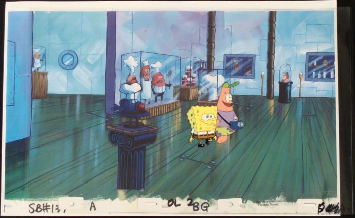 Exploring Original Animation Spongebob Background Cel