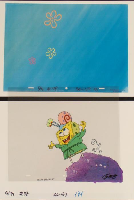 Cel Production Original Repro Backgrounds Spongebob