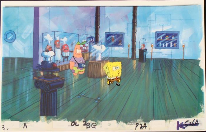 Background Spongebob Cel Museum Original Animation