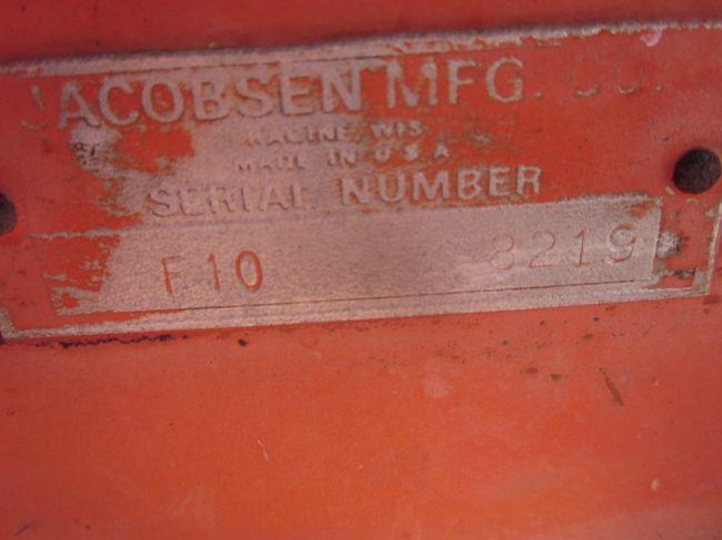 Jacobsen F10 Tractor