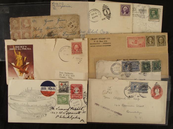 Old Postmarks 80+ Stamps Collection 1930s And Up