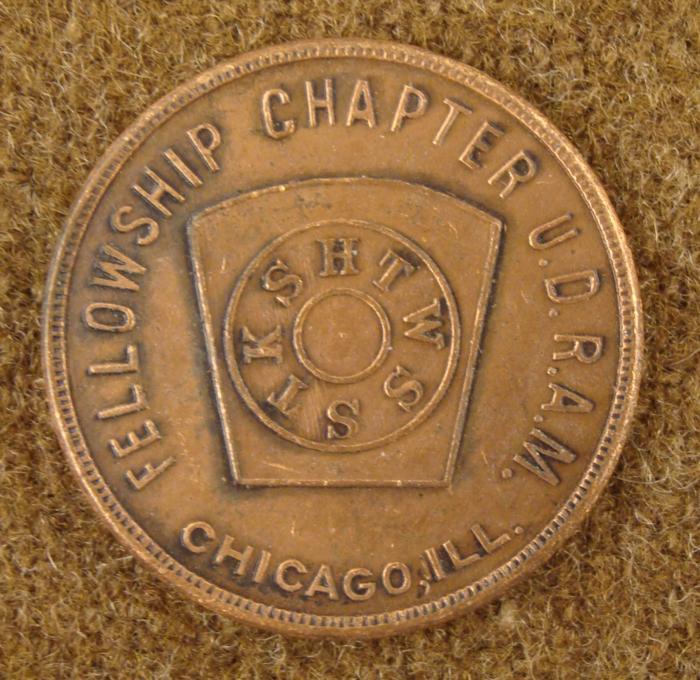 EARLY 1900S ROYAL ARCH MASONS FRATERNAL ONE PENNY COIN