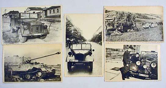 LOT OF 5 WW2 GERMAN NAZI ARCHIVE PHOTOS OF SOLDIER