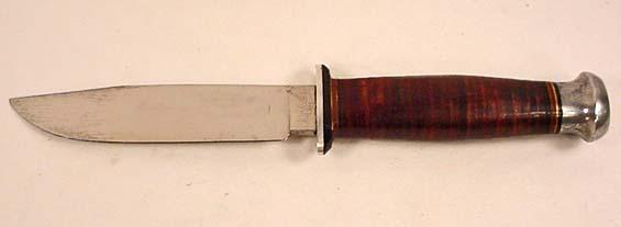 VINTAGE KINFOLKS HUNTING KNIFE W/ SHEATH - Approx.