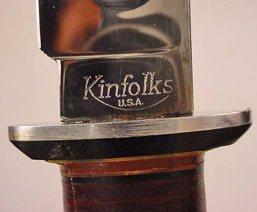 VINTAGE KINFOLKS HUNTING KNIFE W/ SHEATH - Approx.