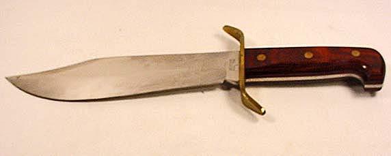 WESTERN W49 FIXED BLADE BOWIE W/ SHEATH - Blade ap