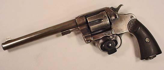 RARE EARLY COLT NEW SERVICE REVOLVER - Marked on T