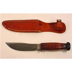 VINTAGE KINFOLKS HUNTING KNIFE W/ SHEATH - Approx.