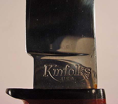 VINTAGE KINFOLKS HUNTING KNIFE W/ SHEATH - Approx.