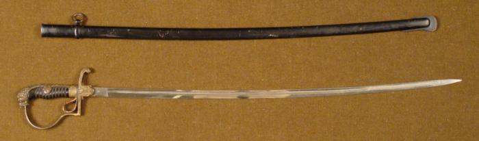 NAZI WEHRMACHT ARMY RUBY EYES LIONS HEAD SWORD ALCOSO