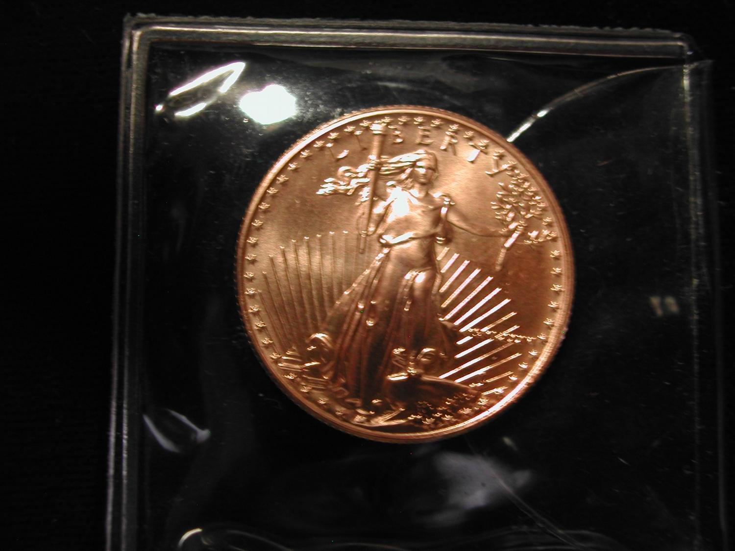 1986 $25 GOLD COIN 1/2 OZ