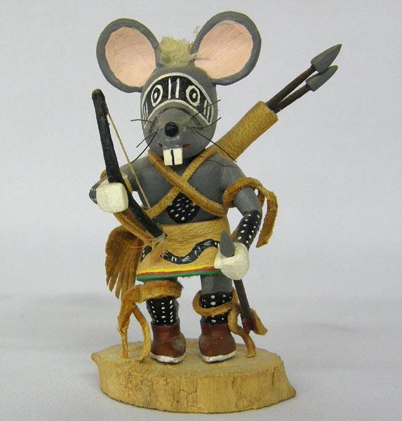 Navajo Warrior Mouse Kachina By Root