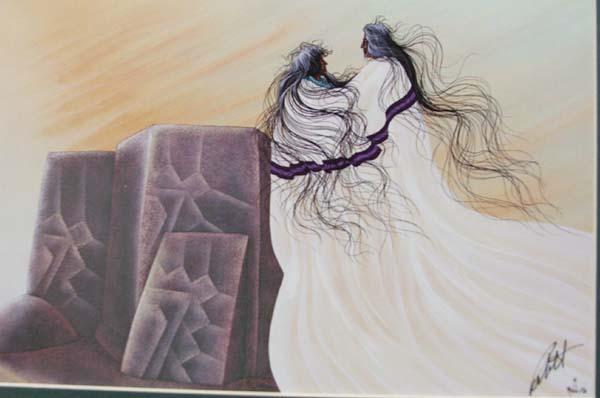 2 Signed Matted Prints by Bill Rabbit