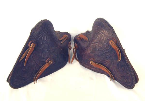 Cowboy Hand Tooled Tapaderos