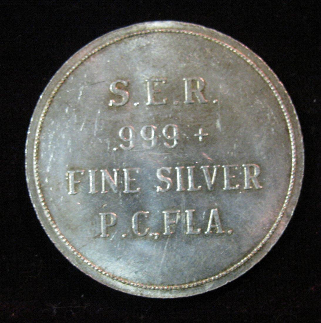 33. South East Refining Co. Panama City, Fl. One Ounce .999 Fine Silver ...