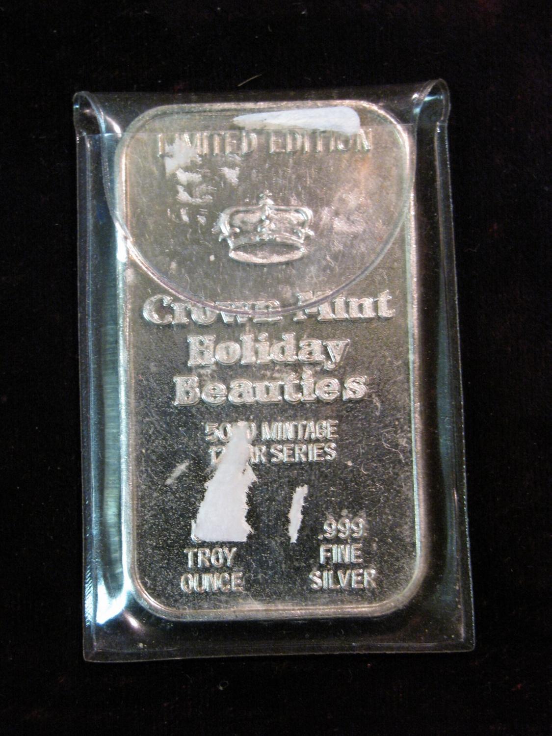 868. Happy Easter Nude Collectors Silver Bar.