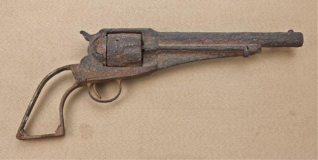 Remington model 1875 rusty relic, complete other than grip and ...