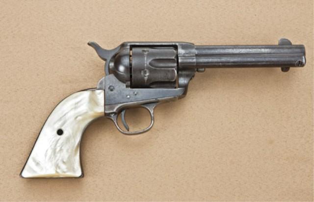 Colt Single Action Army revolver, used by W. F. Sparr to kill “Tulsa ...