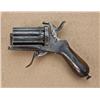 Double action pinfire (Apache type) pepperbox revolver, 7mm pinfire ...