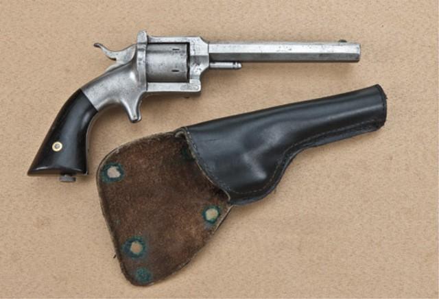 LW Pond . 32 rimfire caliber, 6-shot revolver, Civil War era with ...
