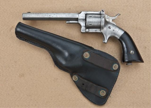 LW Pond . 32 rimfire caliber, 6-shot revolver, Civil War era with ...