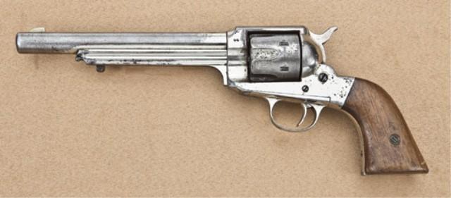 Remington model 1888, .44-40 caliber single-action revolver, 7-1/2 ...