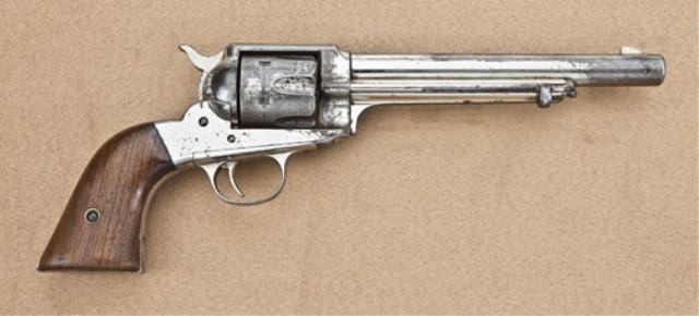 Remington model 1888, .44-40 caliber single-action revolver, 7-1/2 ...