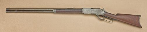 Winchester model 1876 lever action rifle .45-75 caliber, 28” octagon ...