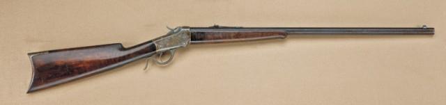 Winchester low-wall rifle .32 long rimfire caliber, 26” #1 octagon ...