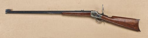 Winchester high-wall rifle, .40-70 Sharps straight cartridge, 30” full ...