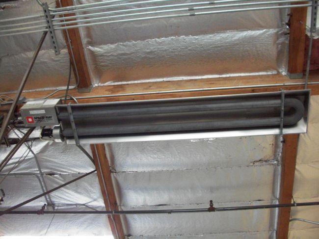 Space Ray Infrared Heater w/ Blower