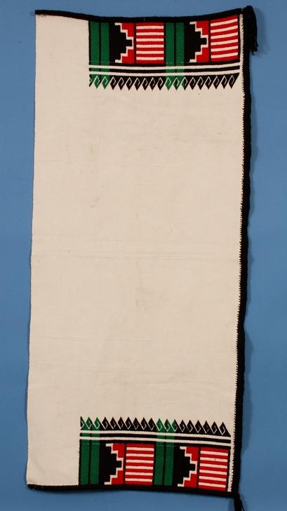 Hopi Hand Loomed Wool and Cotton Dance Kilt 28"x 67"