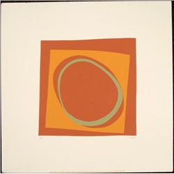 Denise Duplock Signed Print Optic Abstract Art