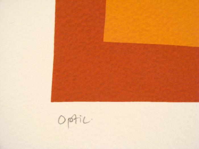 Denise Duplock Signed Print Optic Abstract Art