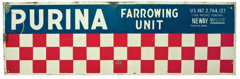 Purina Chows framed litho on paper sign, Exc cond, 21"H x 17"W & Purina ...