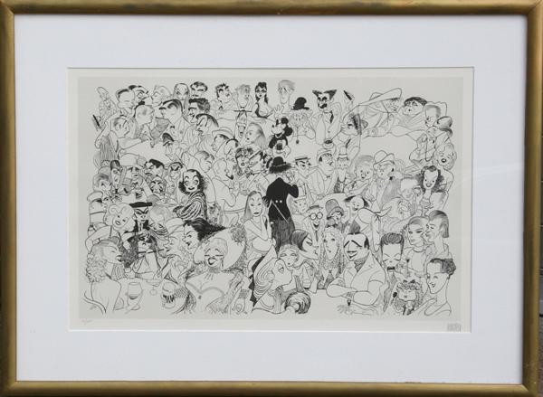 Al Hirschfeld, Movieland, Lithograph