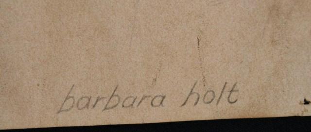 PENCIL DRAWING OF 1970s POP STARS by BARBARA HOLT