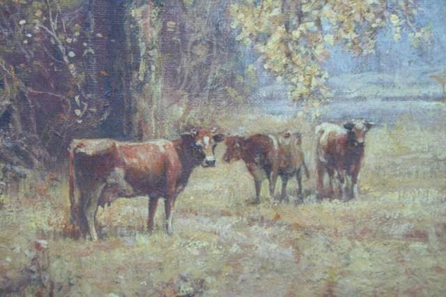 WALTER L. GREENE OIL PAINTING ON CANVAS