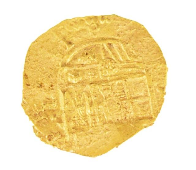 2 ESCUDOS SPANISH MARAVILLAS GOLD SHIPWRECK COIN