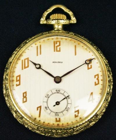 6 JEWEL ADONIS POCKET WATCH